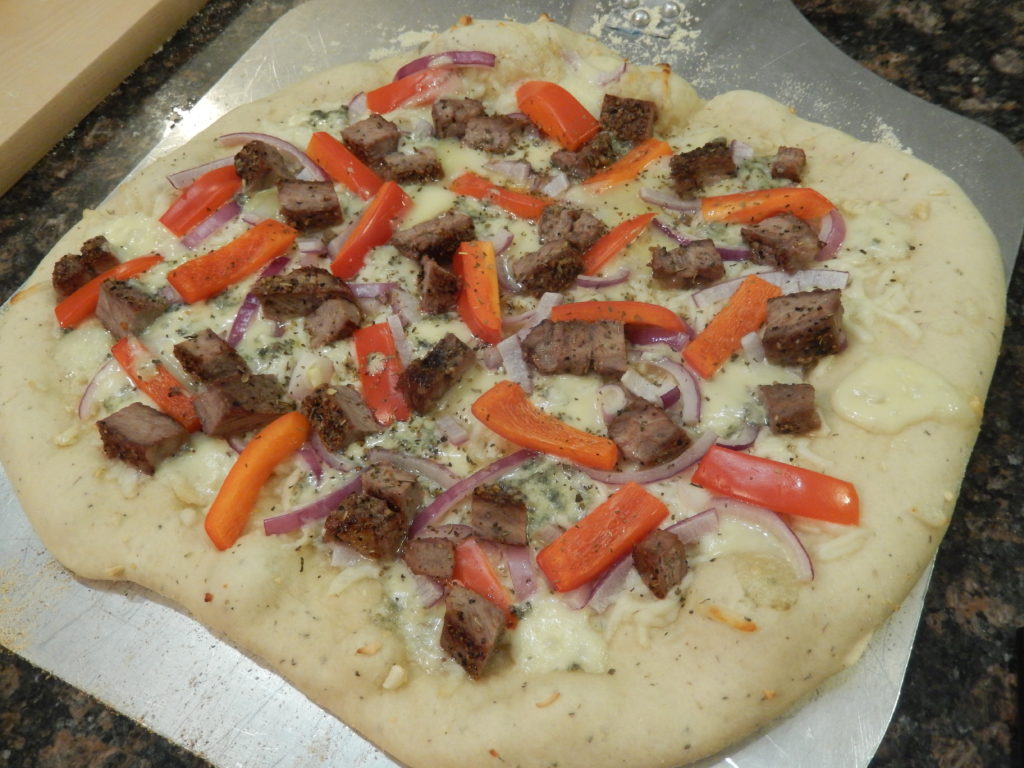 It’s Pizza Night! Beef & Blue Pizza | Why Go Out To Eat?