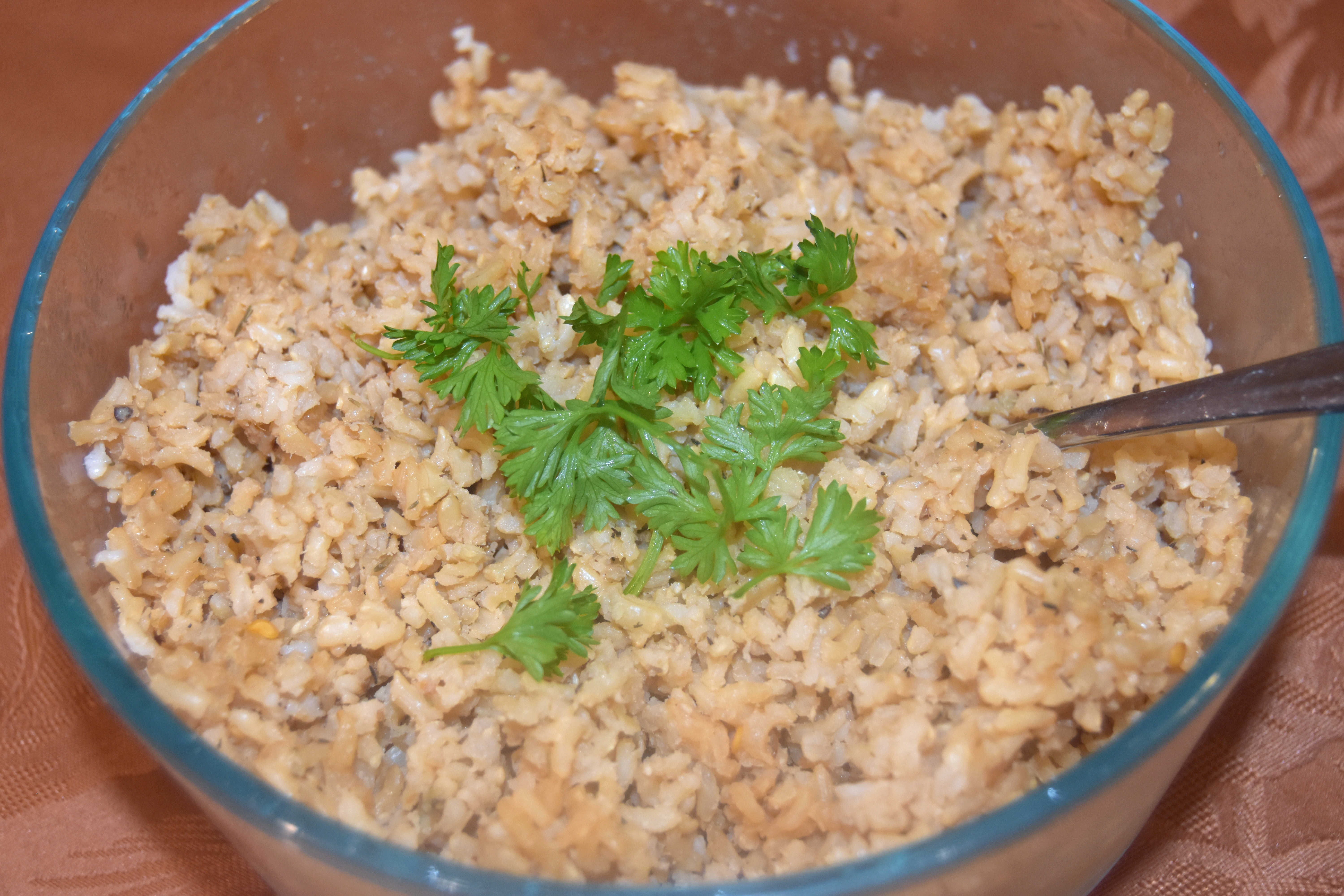 Whole Grain – Lemon, Garlic & Thyme Brown Rice | Why Go Out To Eat?