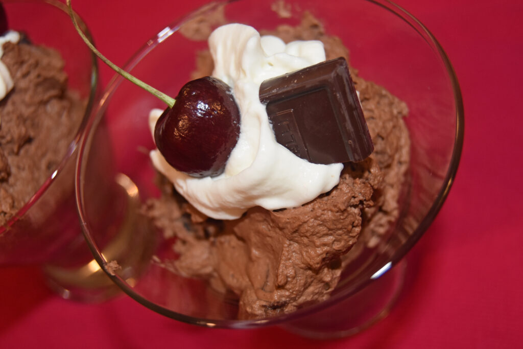 Sweet Ending – Cherry Chocolate Mousse | Why Go Out To Eat?
